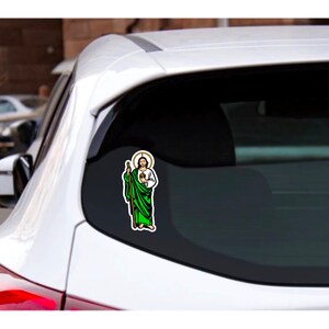 San Judas Sticker Saint Jude Catholic Prayer Church Sticker San Judas ...