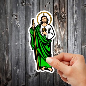 San Judas Sticker Saint Jude Catholic Prayer Church Sticker San Judas ...