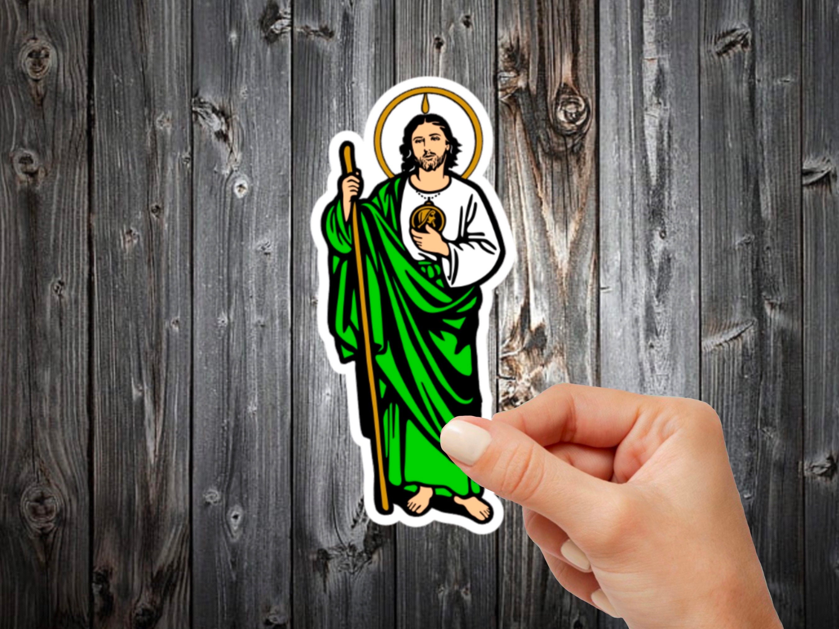 San Judas Sticker Saint Jude Catholic Prayer Church Sticker San Judas ...