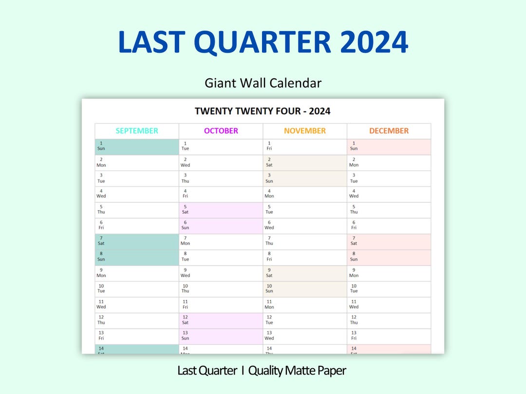2024 Rainbow Year Planner Minimalist Wall Calendar PDF Colorful Yearly ...