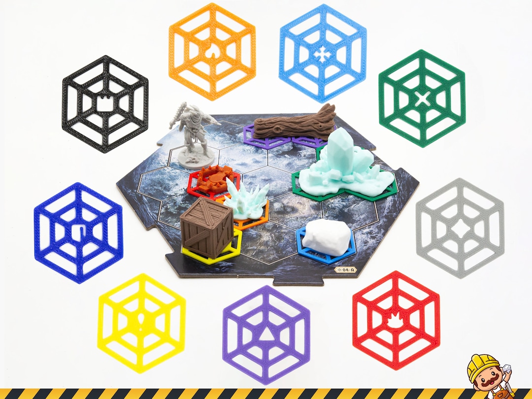 Gloomhaven/frosthaven Terrain Overlay Tiles: Upgrade Set - Etsy