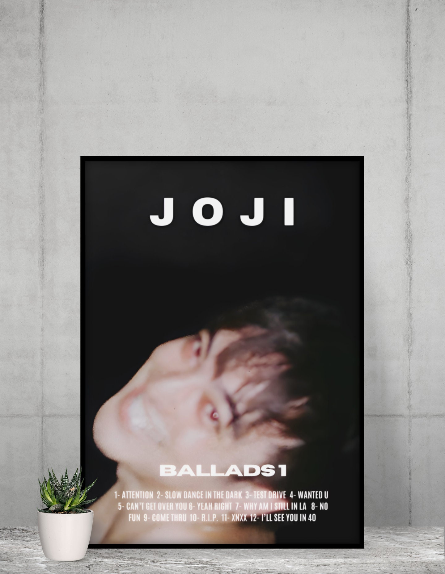 Joji Joji Poster Joji Album Poster Ballads1 Album Poster - Etsy
