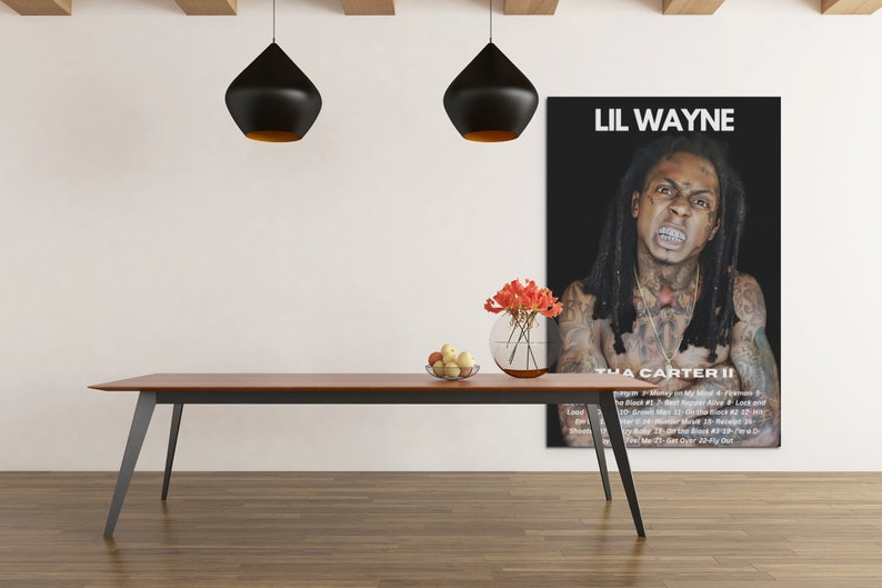 Lil Wayne Lil Wayne Poster Lil Wayne Album Poster Tha Carter 2 Album ...