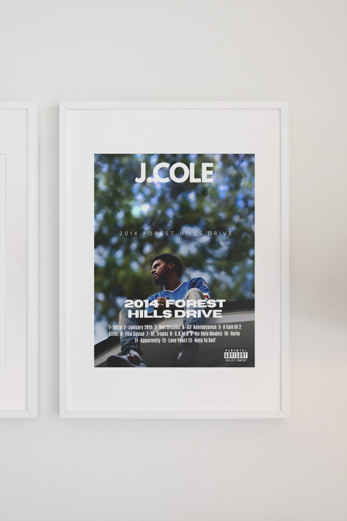 J Cole J Cole Poster J Cole Album Poster 2014 Forest - Etsy