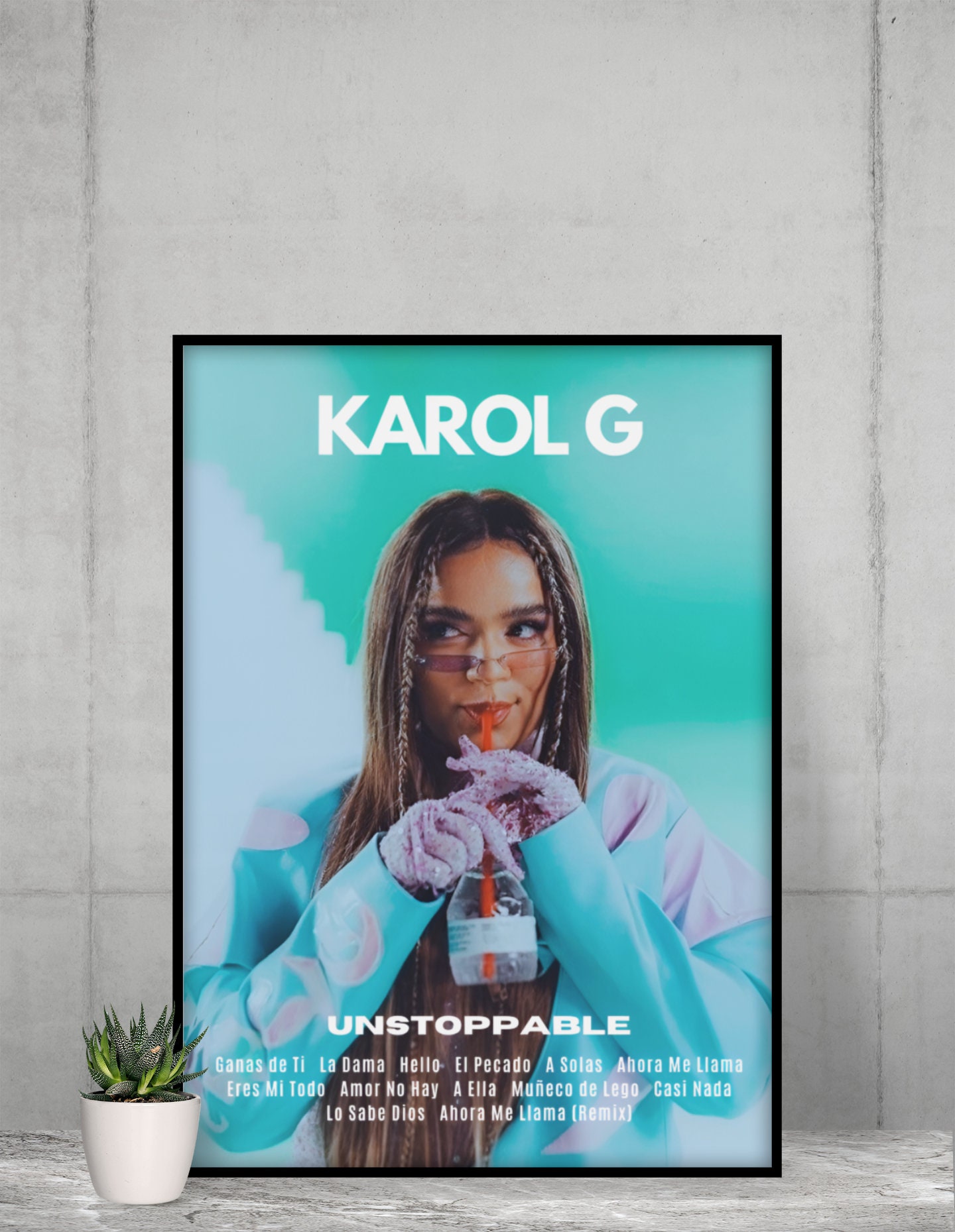 Karol G Karol G Poster Karol G Album Poster Unstoppable Album Poster ...