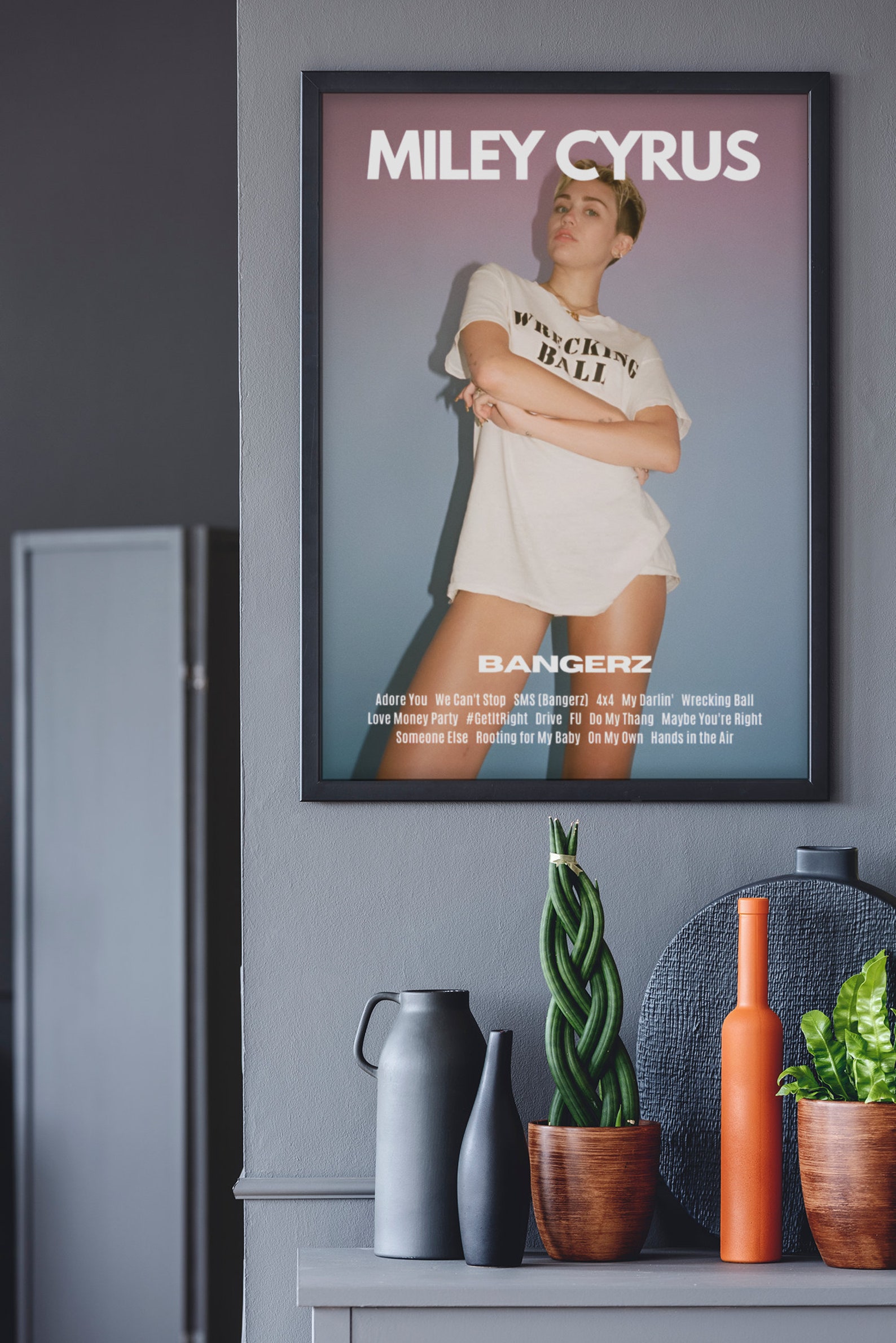 Miley Cyrus Miley Cyrus Poster Miley Cyrus Album Poster Bangerz Album ...