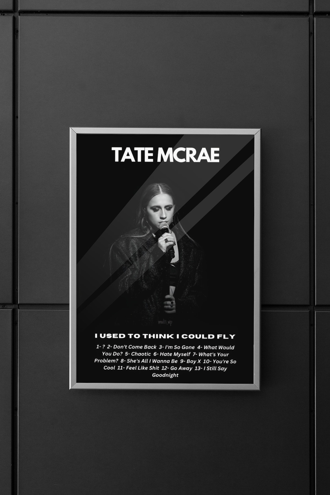 Tate Mcrae Tate Mcrae Poster Tate Mcrae Album Poster I Used to Think I ...