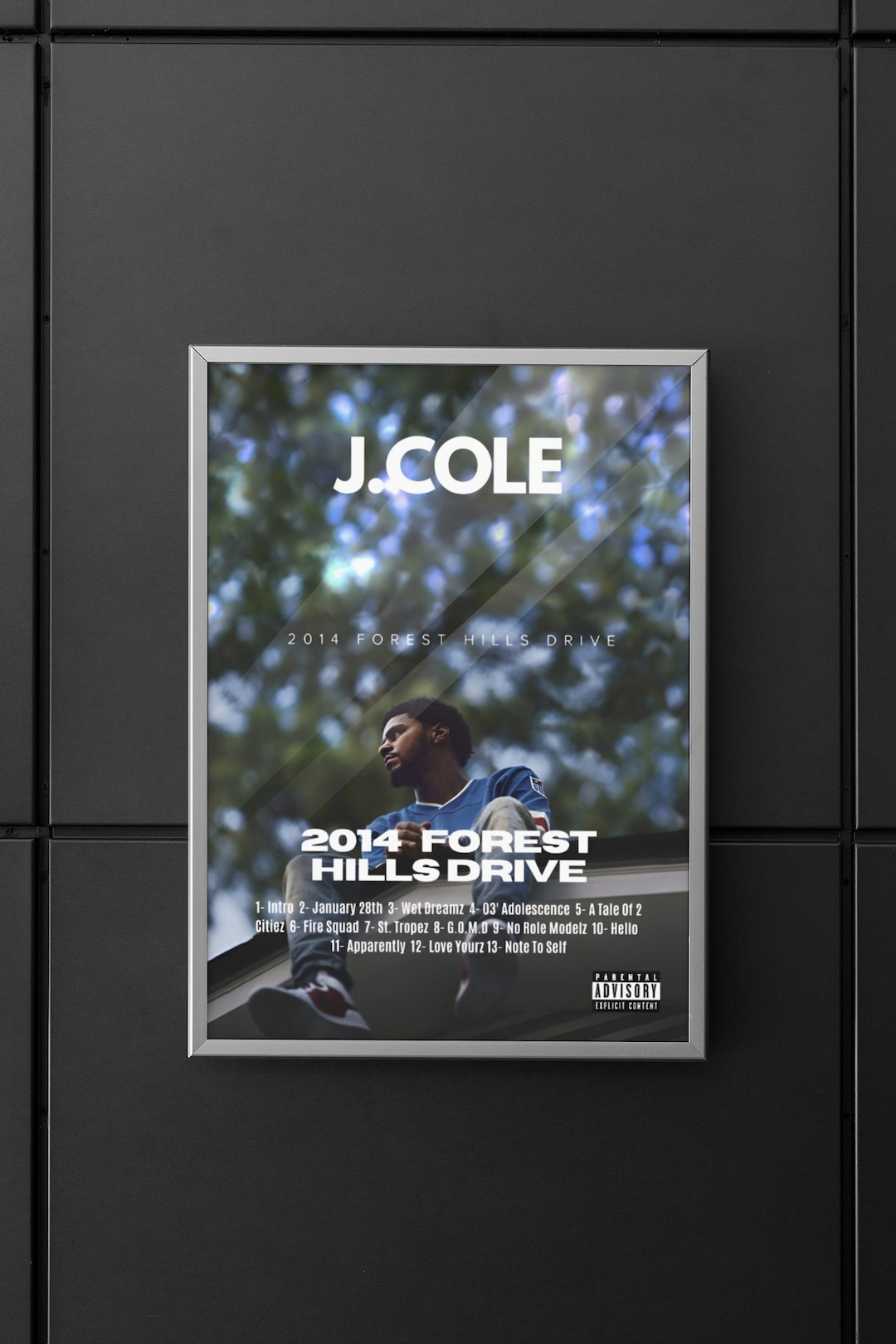 J Cole J Cole Poster J Cole Album Poster 2014 Forest - Etsy