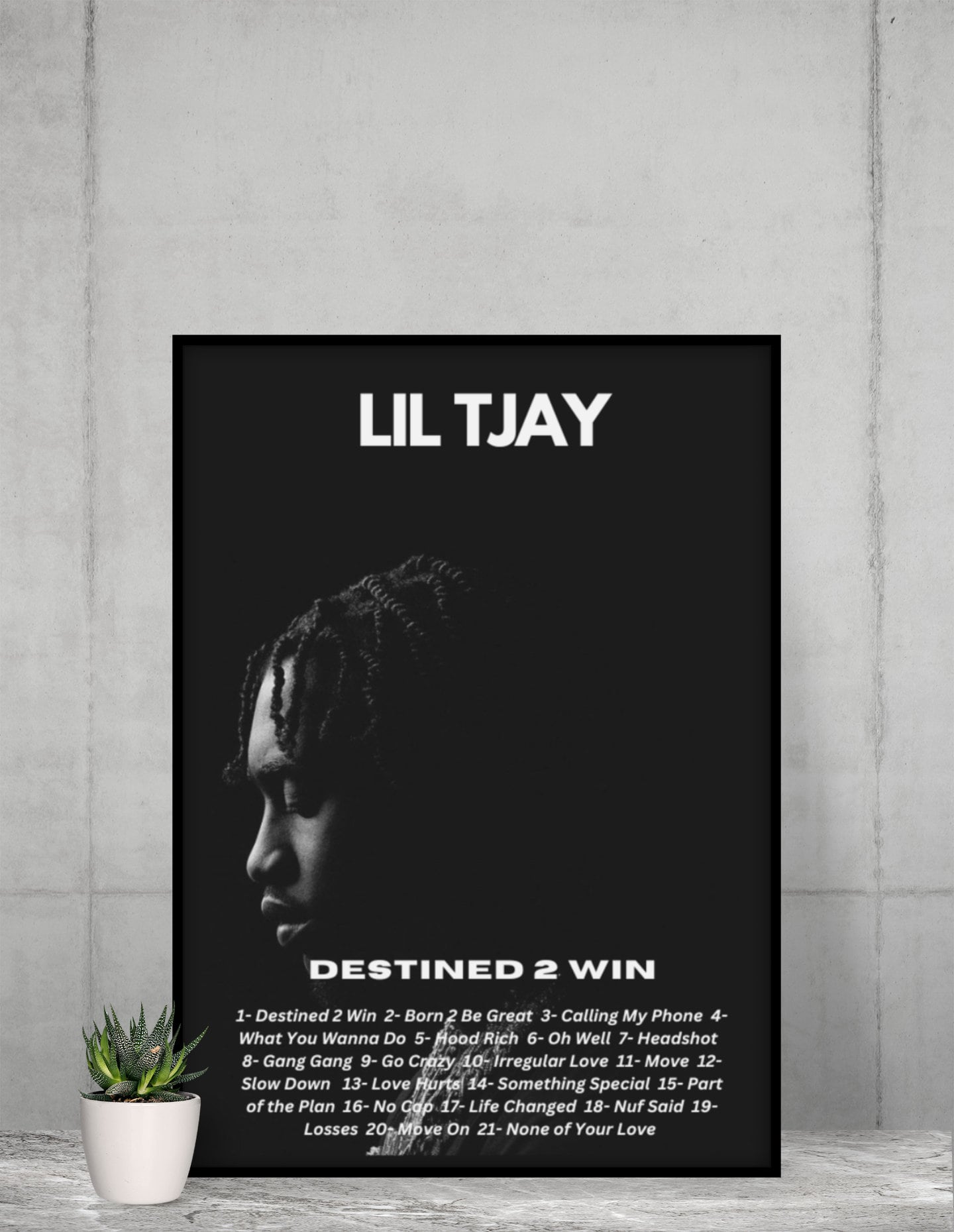 Lil Tjay Affiche Lil Tjay Affiche de lalbum Lil Tjay True 2 Moi-même ...
