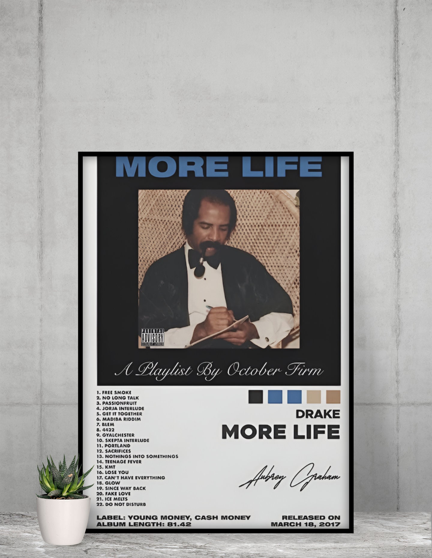 Drake Album Poster | More Life Album Poster sold by Montenegro Jin ...