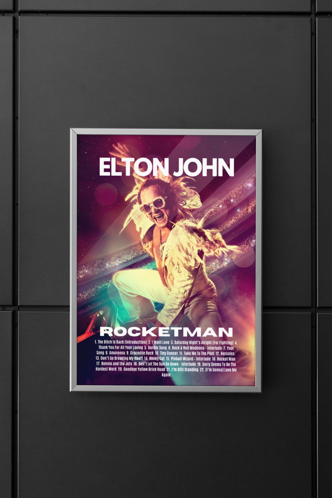 Elton John Elton John Poster Elton John Album Poster Rocketman Album