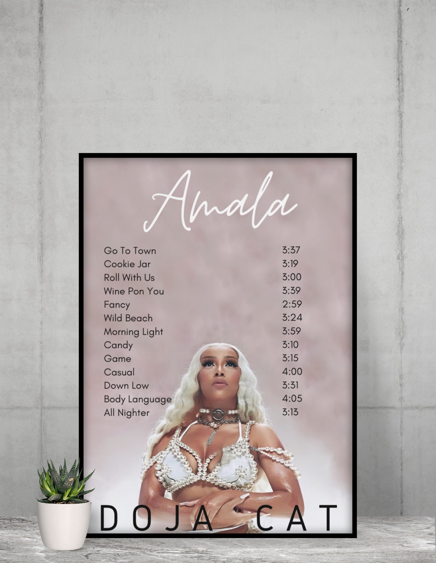 Doja Cat Album Poster | Amala Album Poster sold by Beige Burmese | SKU ...