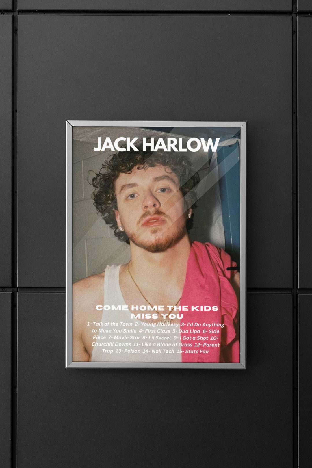 Jack Harlow Jack Harlow Poster Jack Harlow Album Poster Come to Home ...