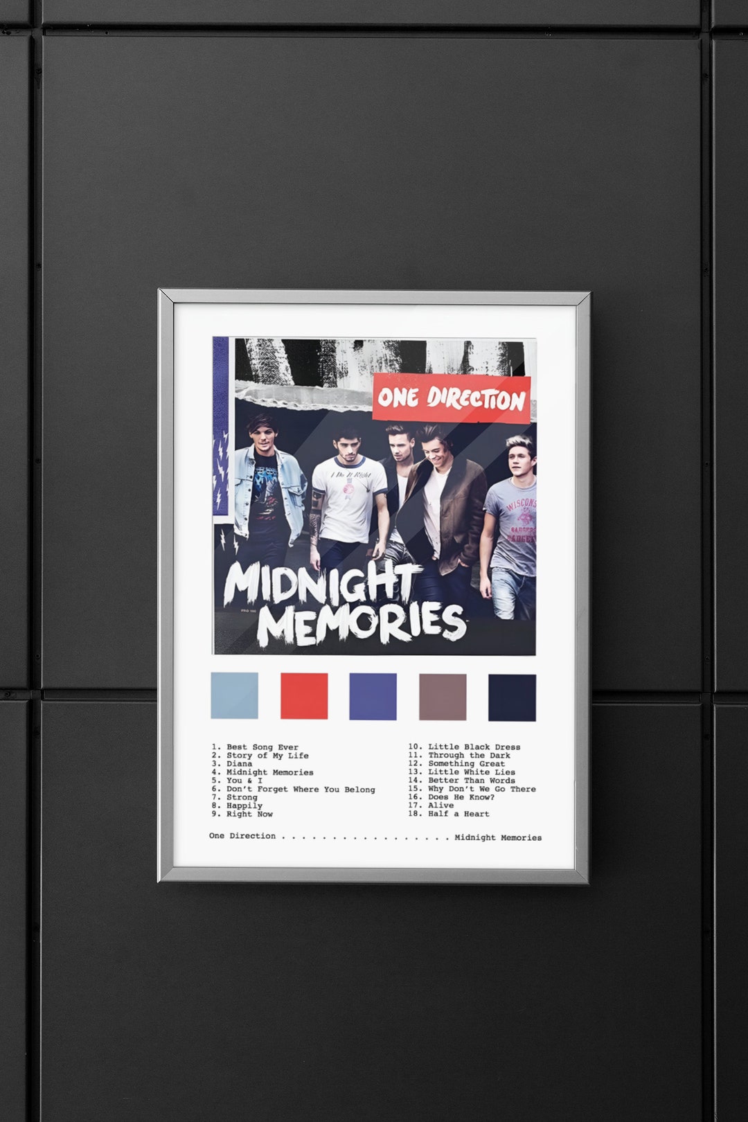 One Direction One Direction Poster One Direction Album Poster Midnight ...