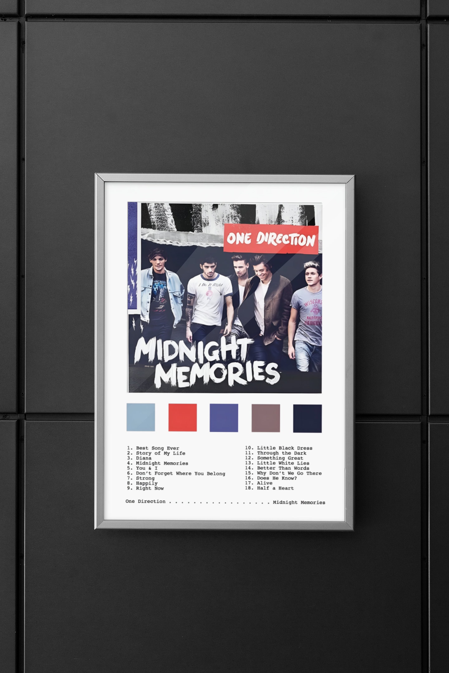 One Direction One Direction Poster One Direction Album Poster Midnight ...