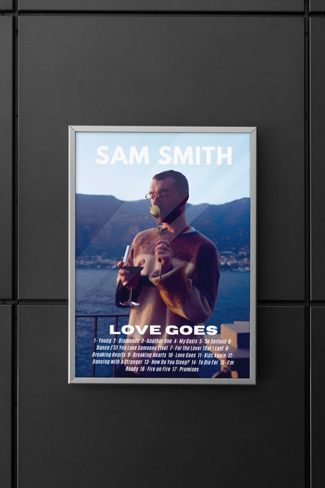 Sam Smith Sam Smith Poster Sam Smith Album Poster Love - Etsy
