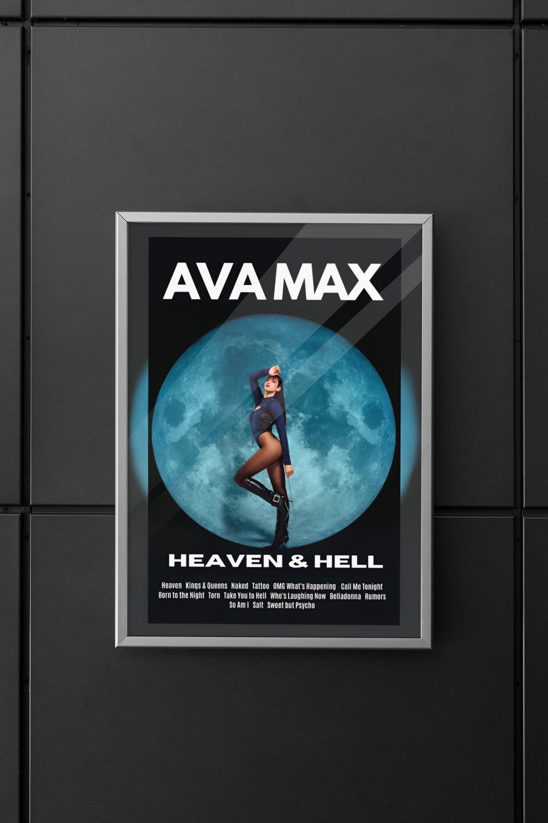 Ava Max Ava Max Album Poster Ava Max Poster Ava Max Heaven & Hell Album ...