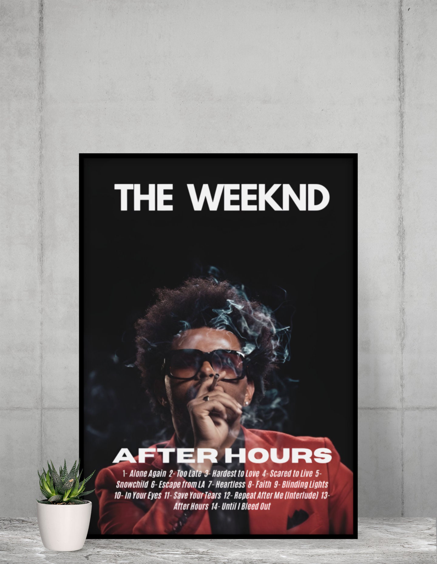 The Weeknd the Weeknd Poster the Weeknd Album Poster After Hours Album ...