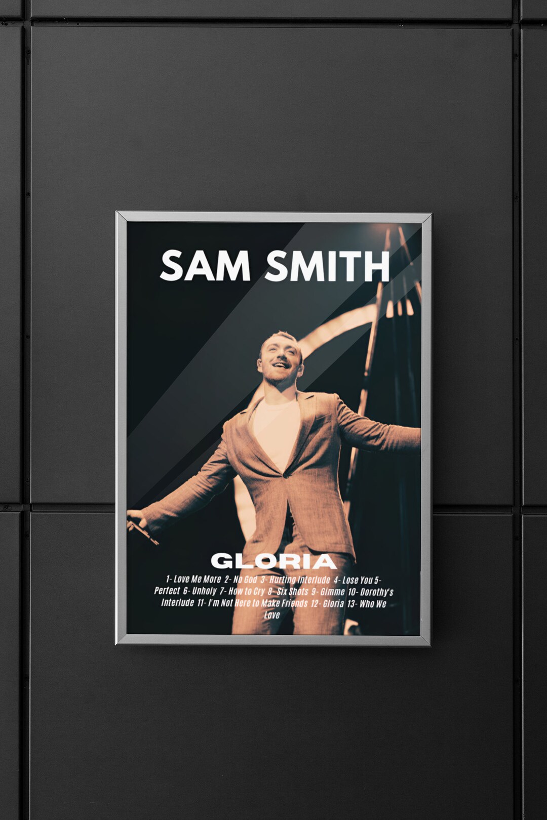 Sam Smith Sam Smith Poster Sam Smith Album Poster Gloria - Etsy