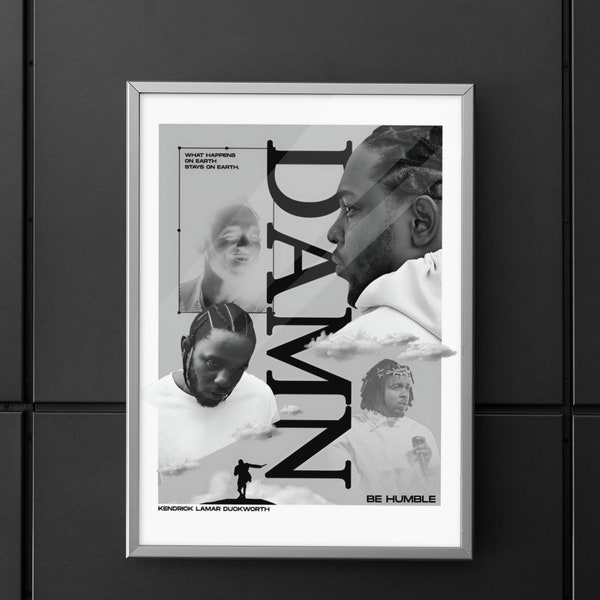 Kendrick Lamar Damn Poster - Etsy