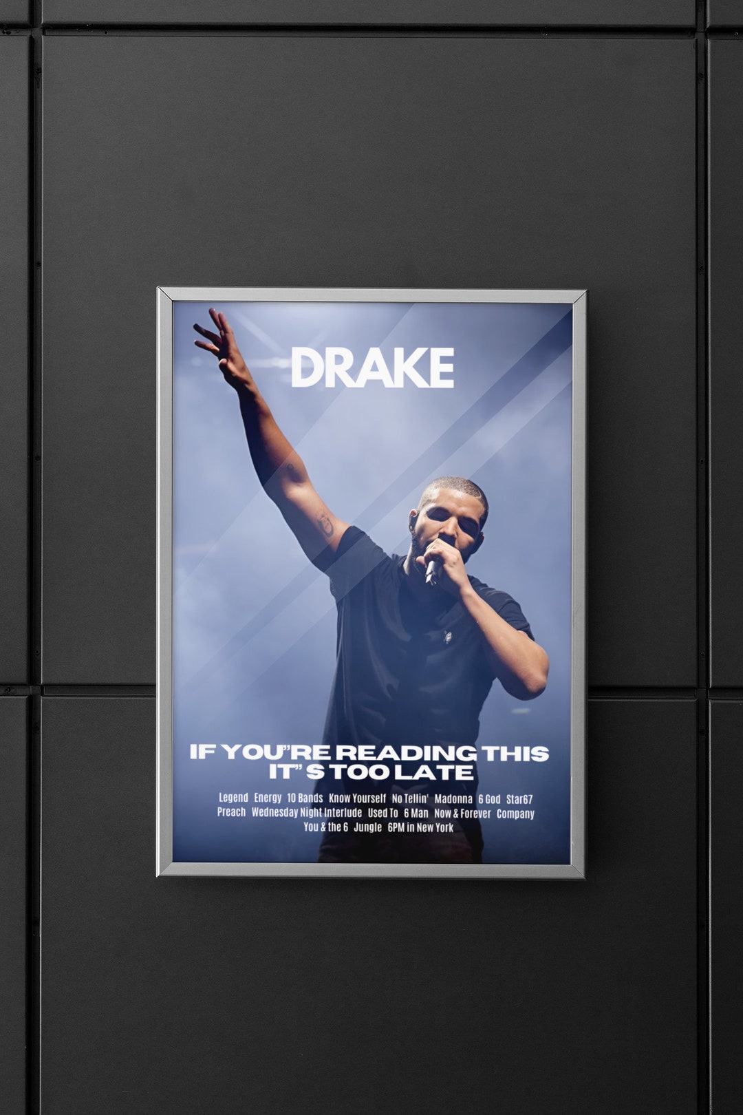 Drake Drake Poster Drake Album Poster If You're - Etsy