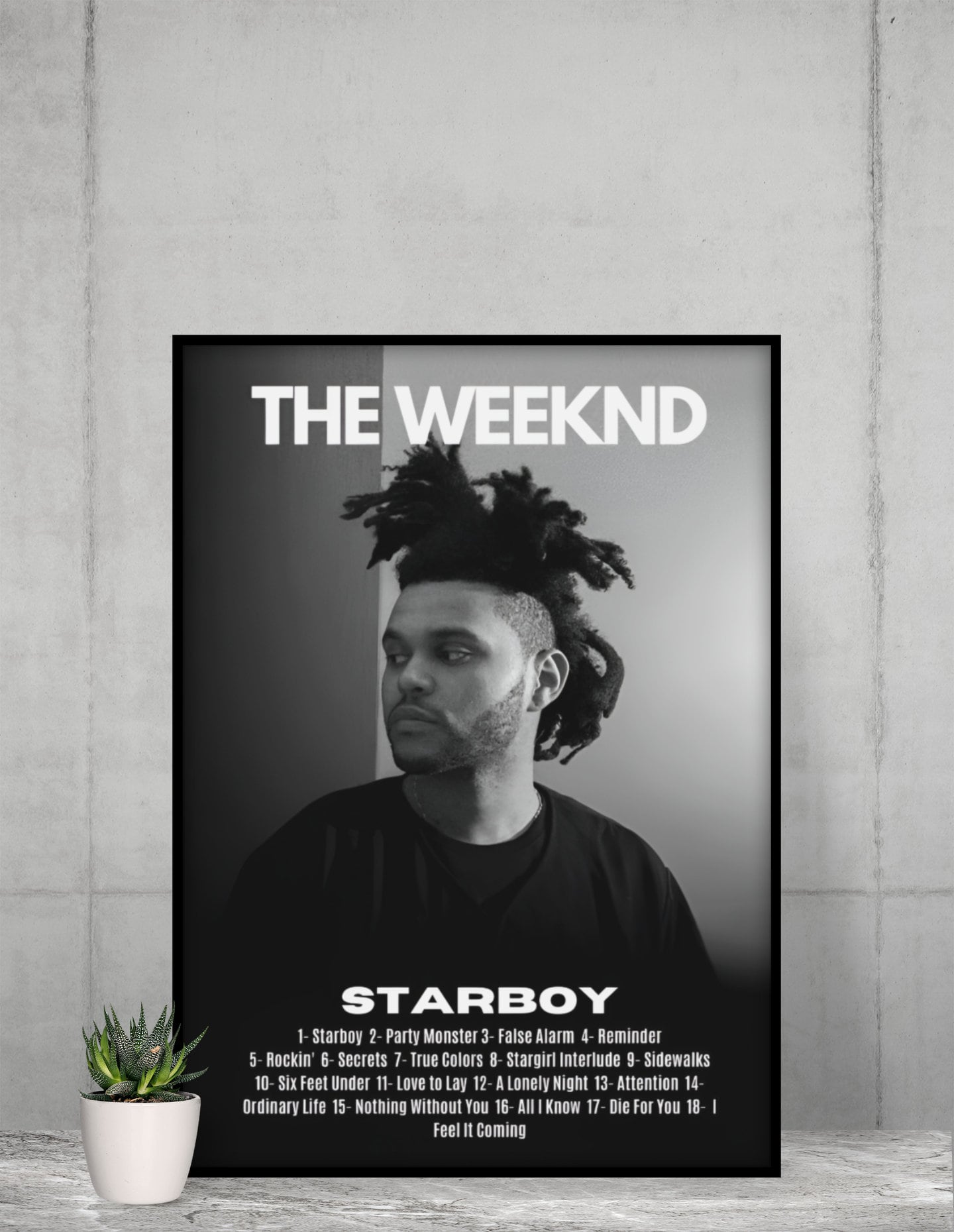 The Weeknd the Weeknd Poster the Weeknd Album Poster Starboy Album ...