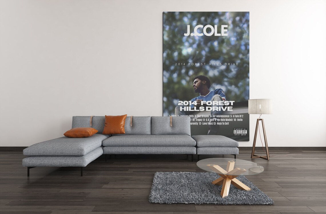 J Cole J Cole Poster J Cole Album Poster 2014 Forest - Etsy
