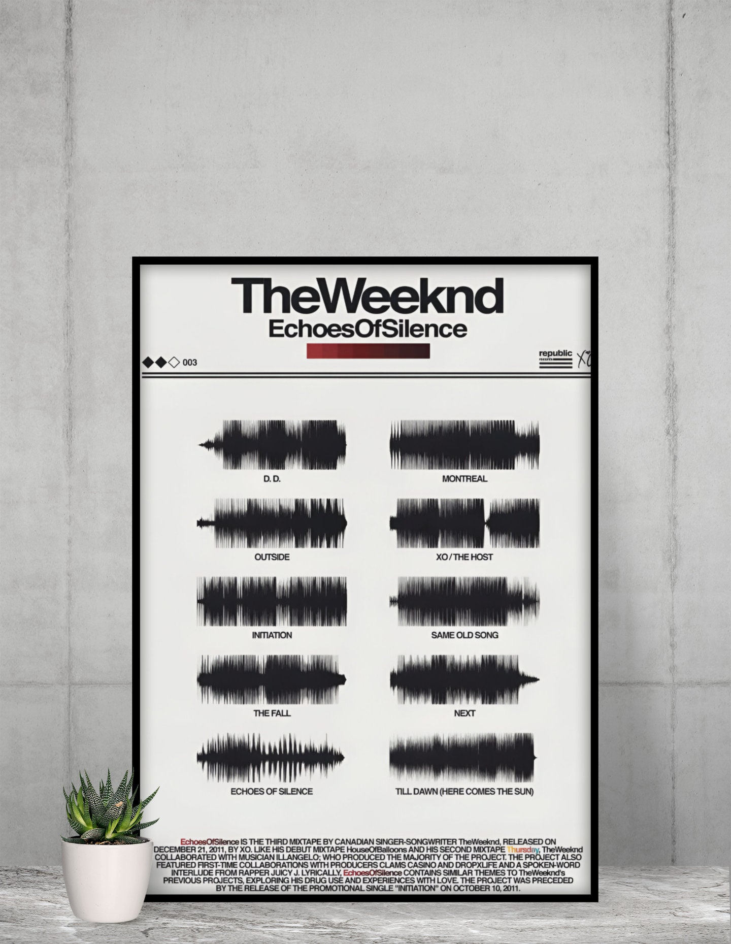 Weekend Album Poster | Echoes of silence Album Poster sold by ...