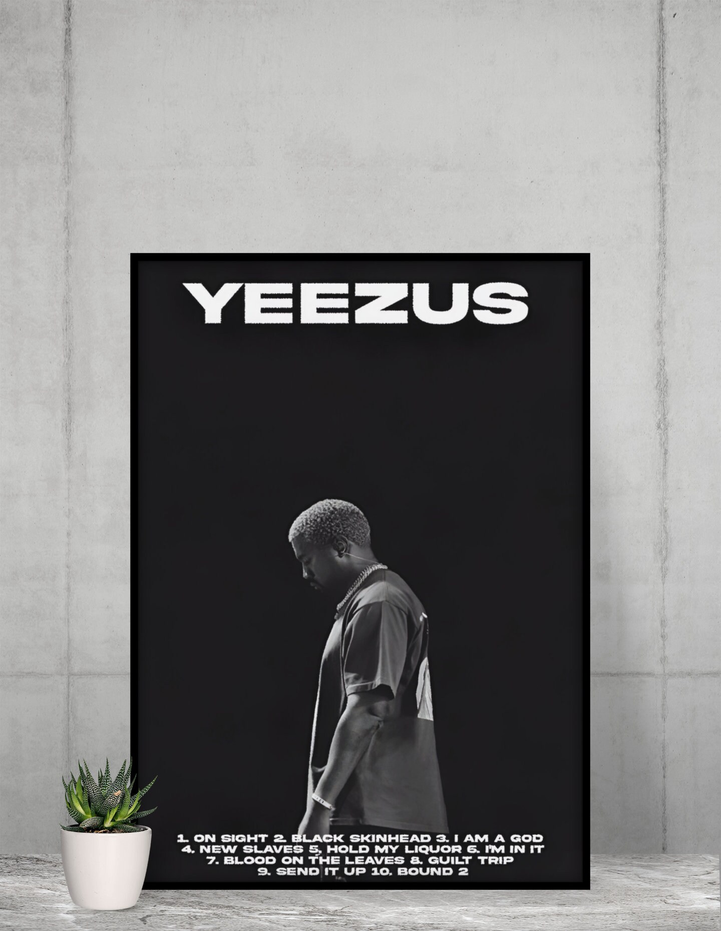 Kanye West Yeezus Album Poster | Yeezus Poster sold by Wicket Systri ...