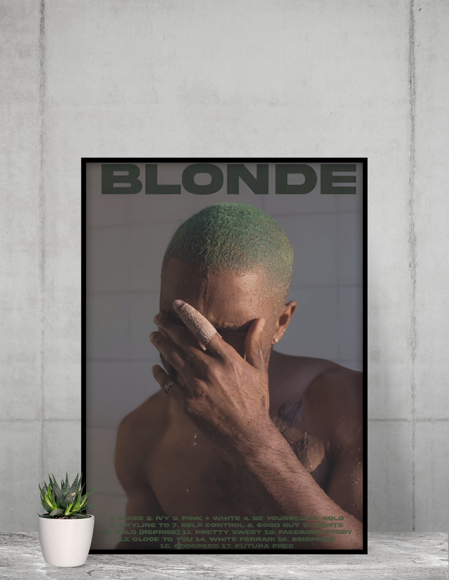 Frank Ocean Album Poster | Blonde Album Poster sold by Emigre ...