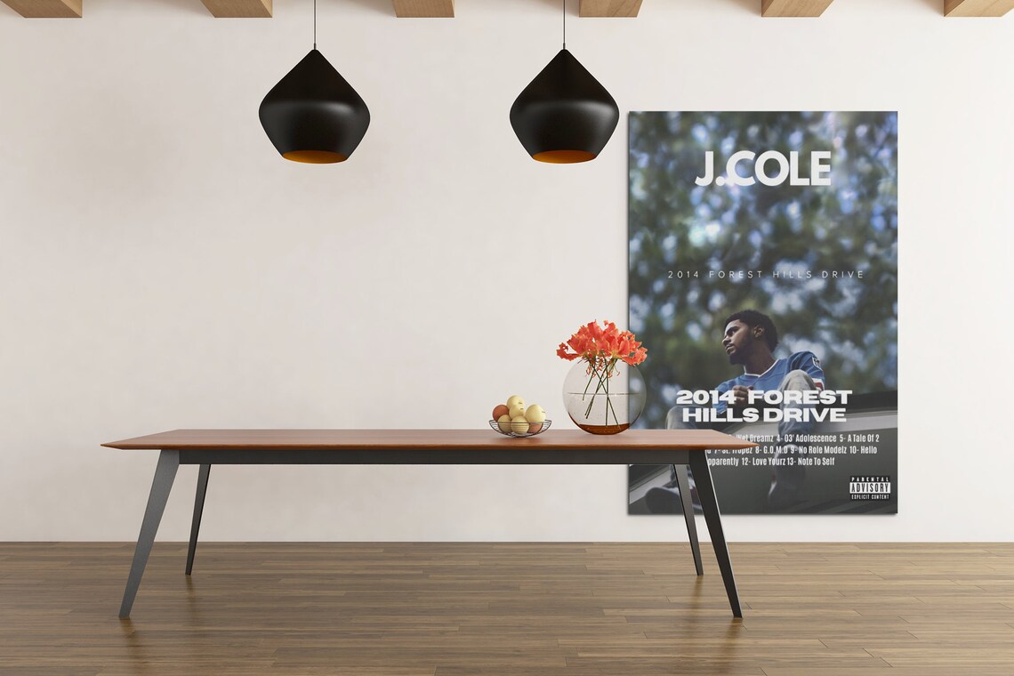 J Cole J Cole Poster J Cole Album Poster 2014 Forest - Etsy