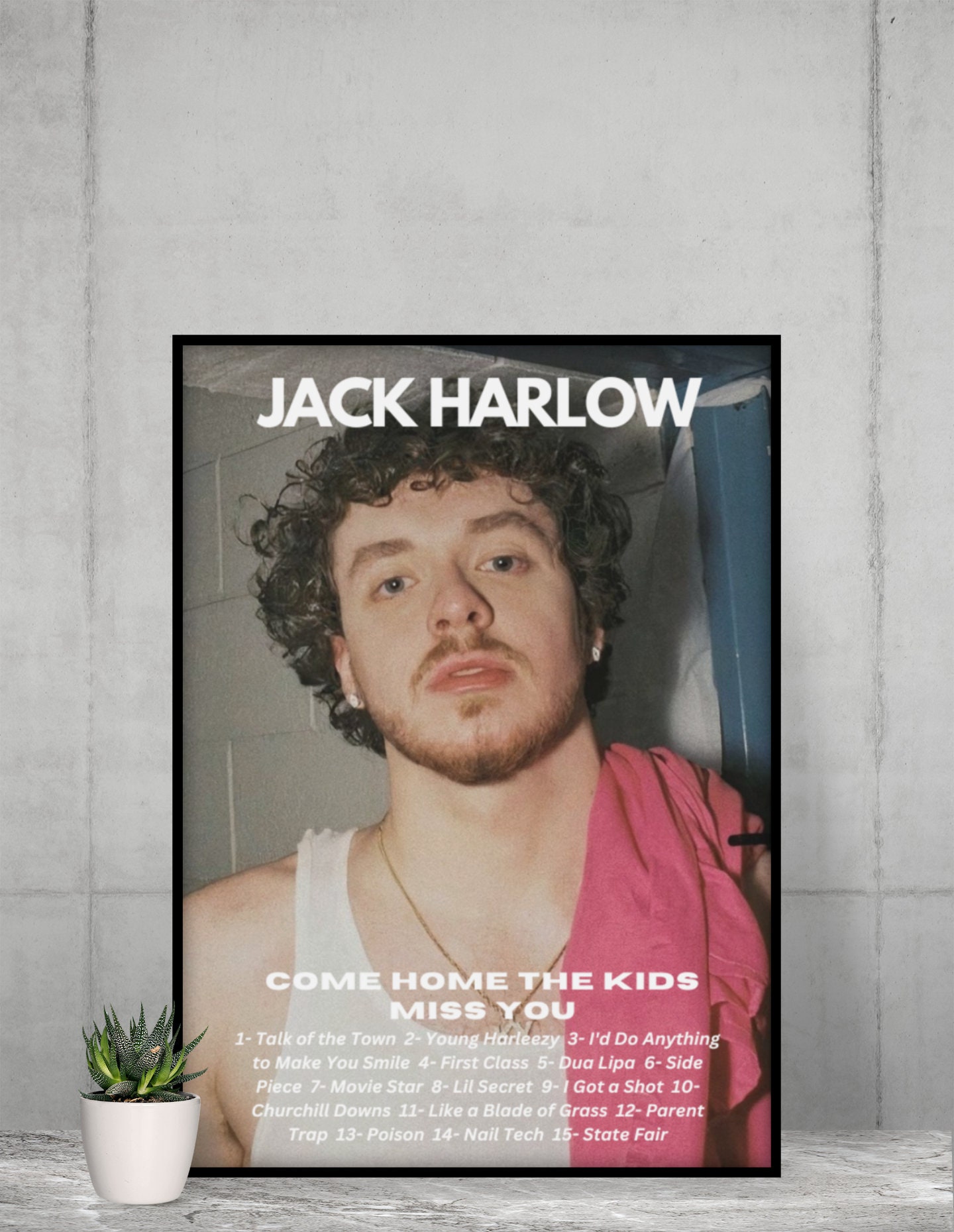 Jack Harlow Jack Harlow Poster Jack Harlow Album Poster Come to Home ...