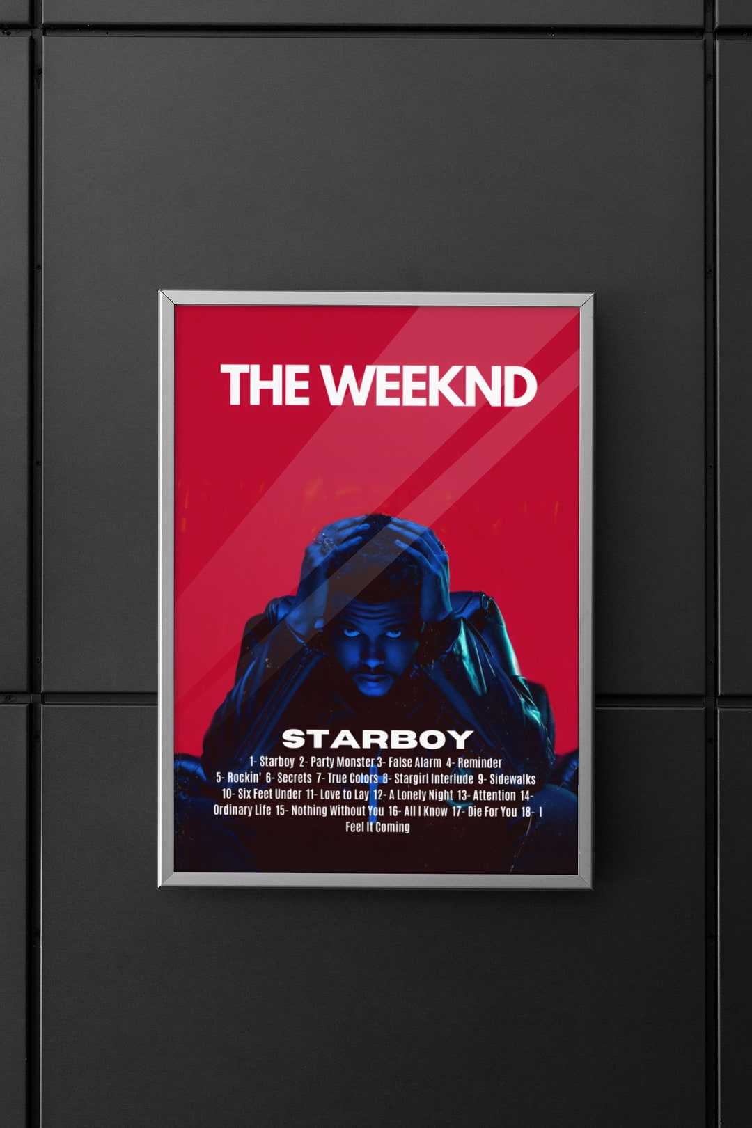 The Weeknd The Weeknd Poster The Weeknd Album Poster Starboy Album ...