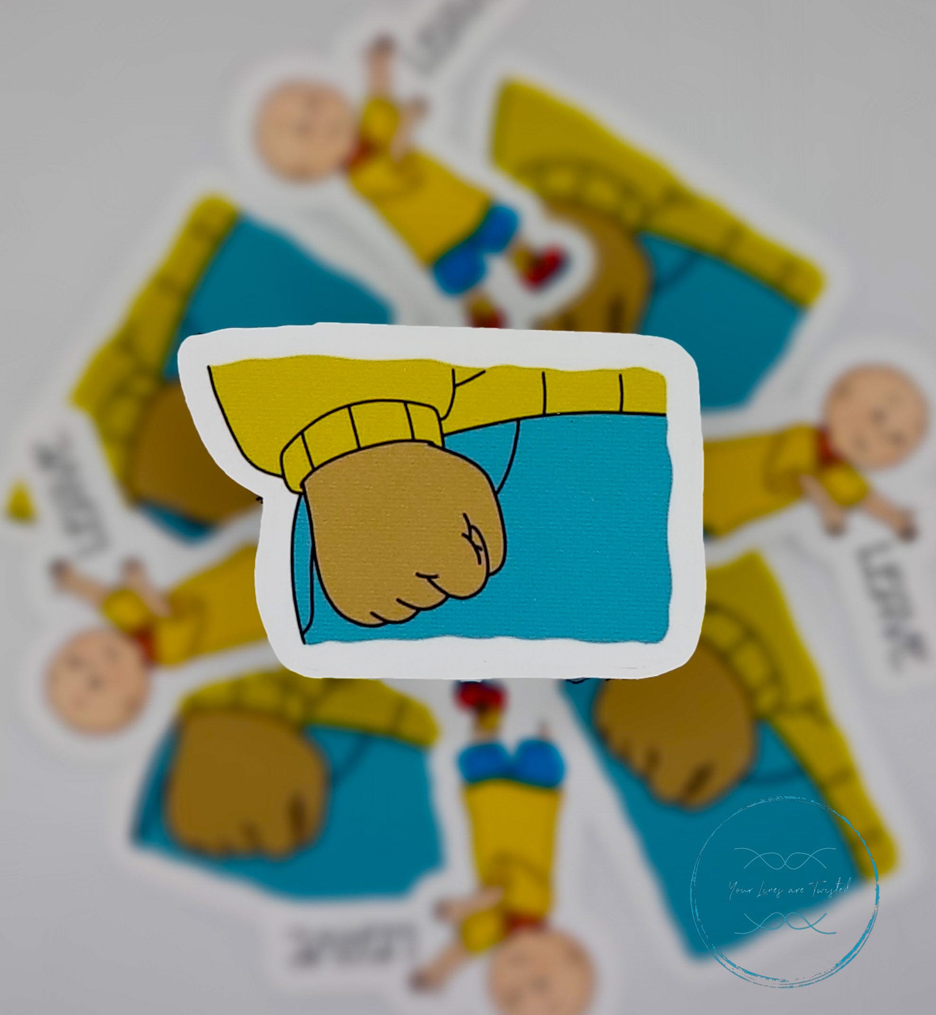 Funny Arthur Sticker Arthur's Fist Meme Single Matte Sticker Student ...