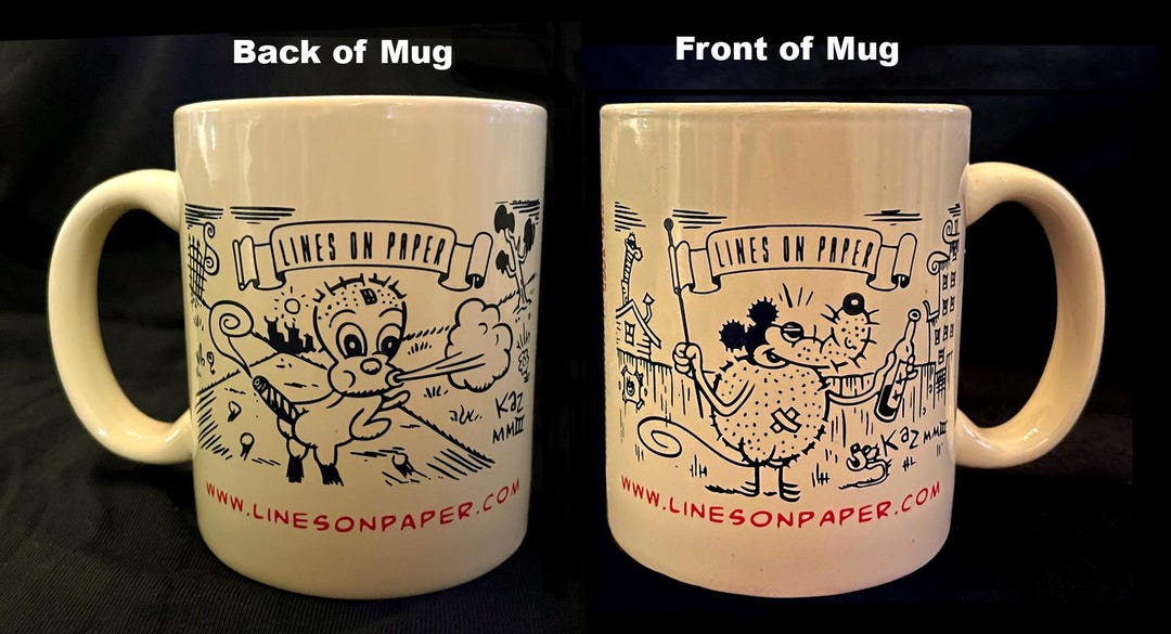 2-sided Mug KAZ Underground Comics Alternative Comix Sequential Art - Etsy