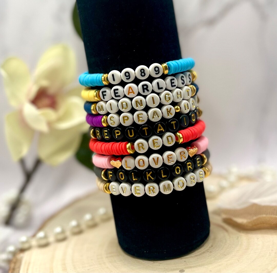 Taylor Swift Album Bracelets | Heishi Bead Bracelet | Taylor Swift ...
