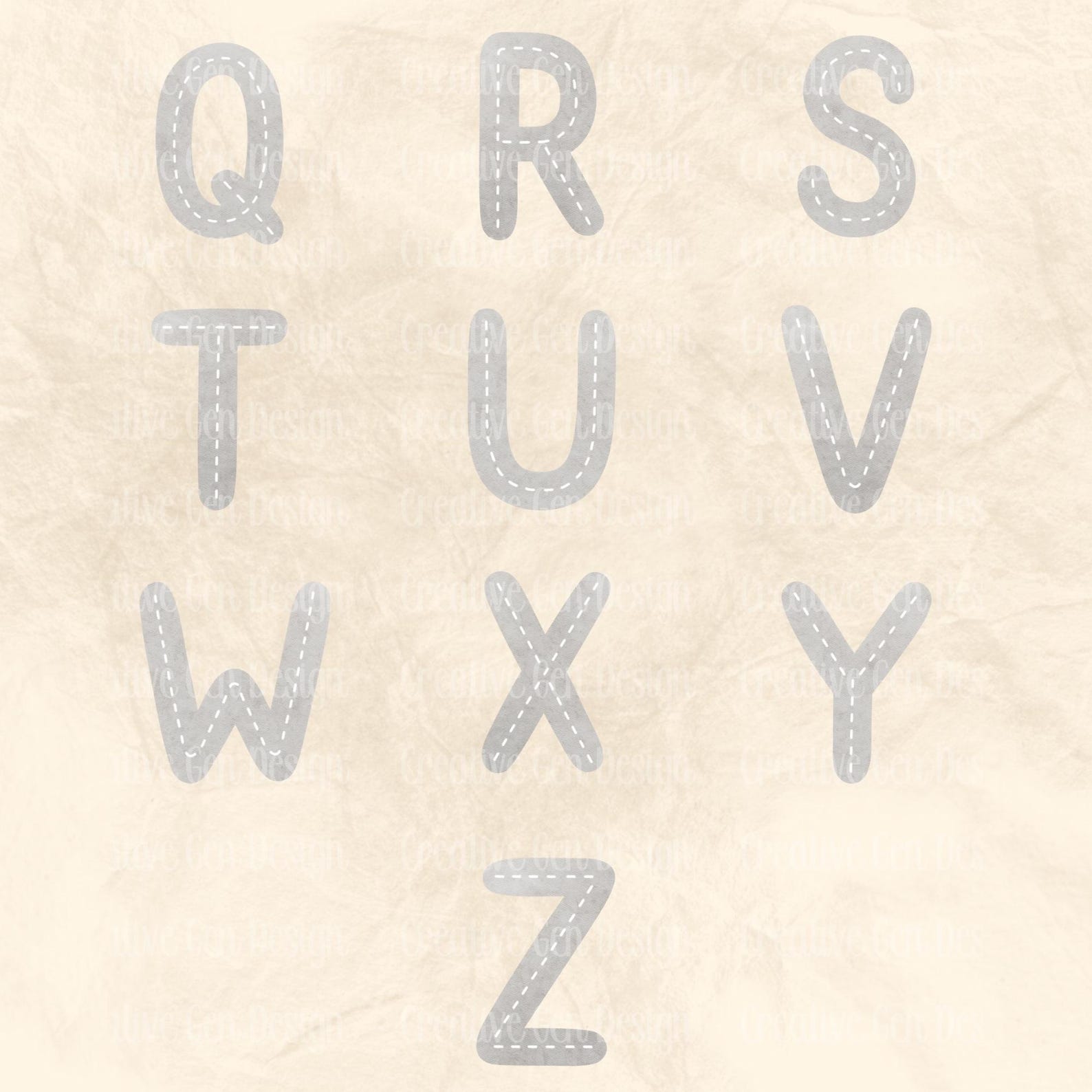 Transport Alphabet for Kids | Road Letters Clipart | Clipart Bundle ...