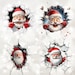 Christmas Santa 3D Clipart: Breakthrough PNG Bundle (digital Download ...