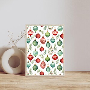 Christmas Watercolor Seamless Patterns | Watercolor Pattern | Christmas ...