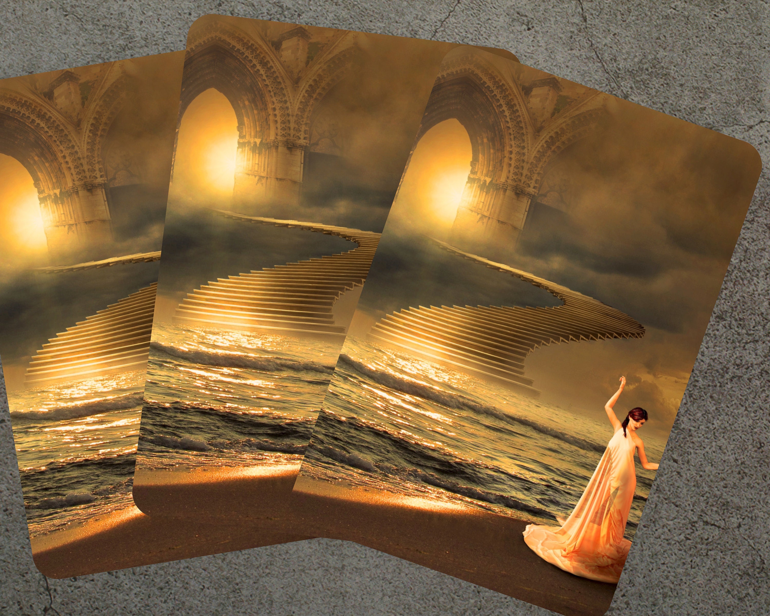 Vintage Stairway to Heaven Playing Cards - Etsy