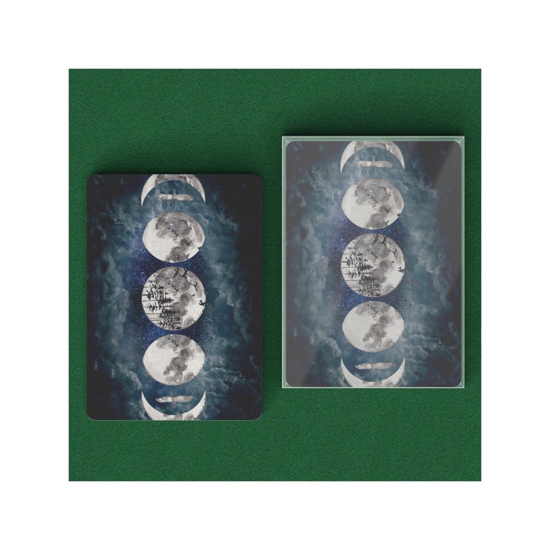 Moon Phases Playing Cards - Etsy