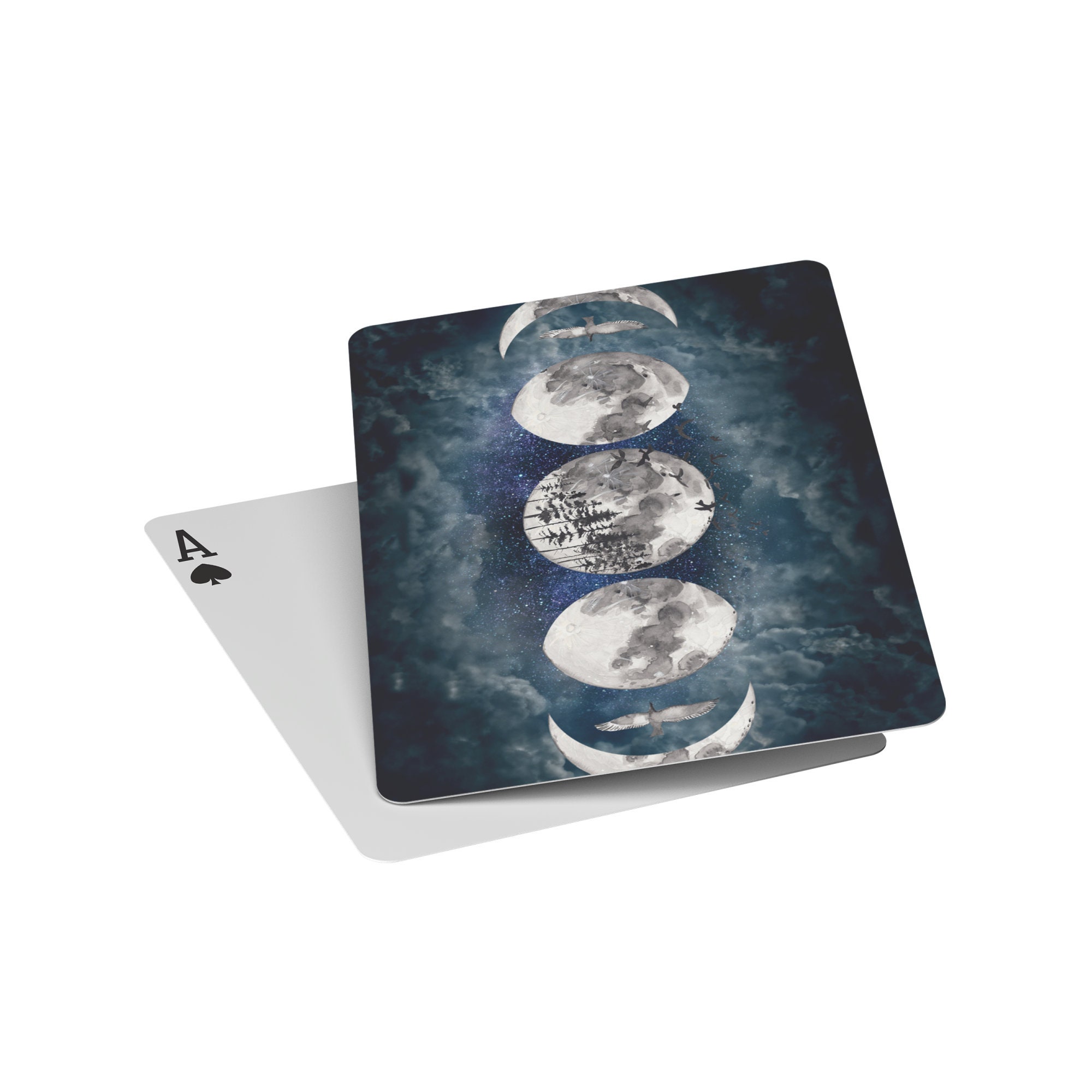 Moon Phases Playing Cards - Etsy