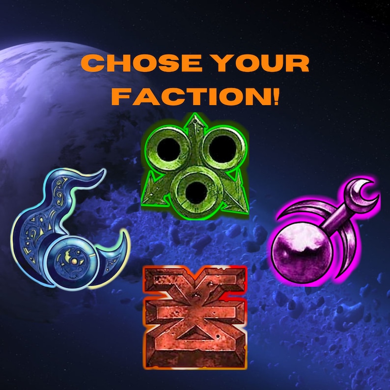 Custom Twitch/discord Emote Pack: Chaos Factions - Etsy
