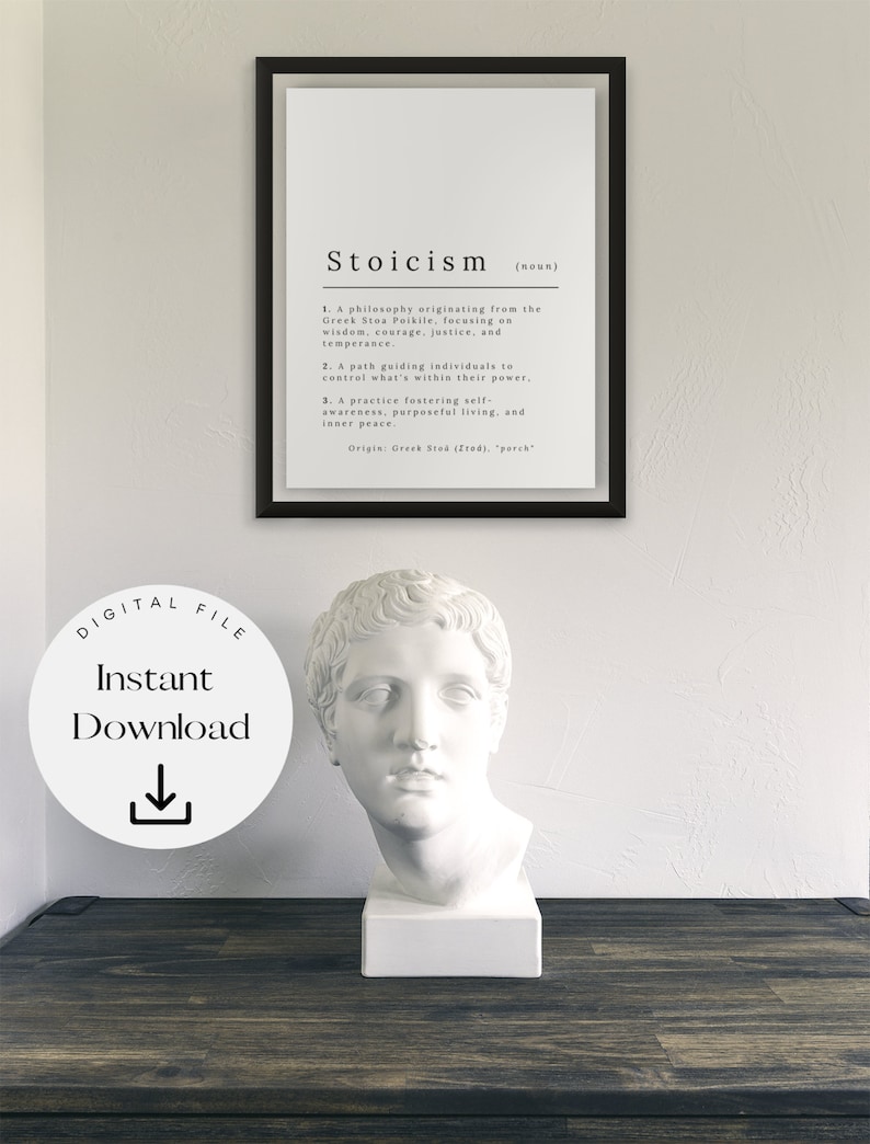 Stoicism Defined: Dictionary Edition - Digital Print - Etsy