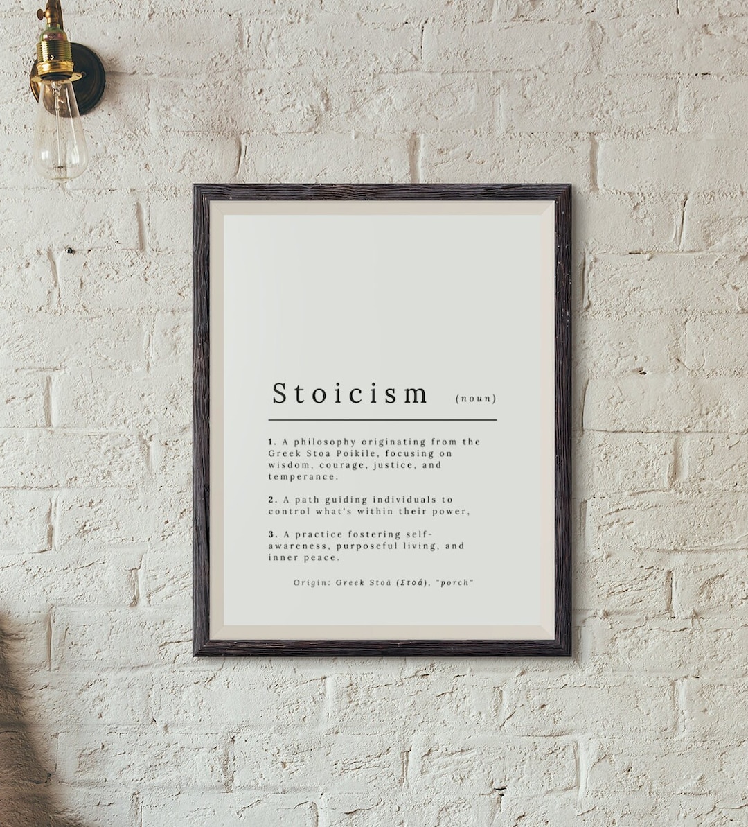 Stoicism Defined: Dictionary Edition - Digital Print - Etsy