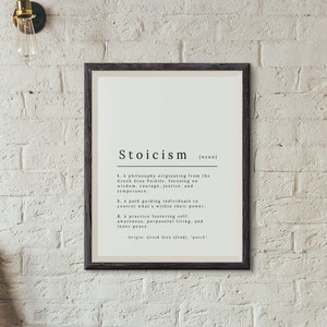 Stoicism Defined: Dictionary Edition - Digital Print - Etsy