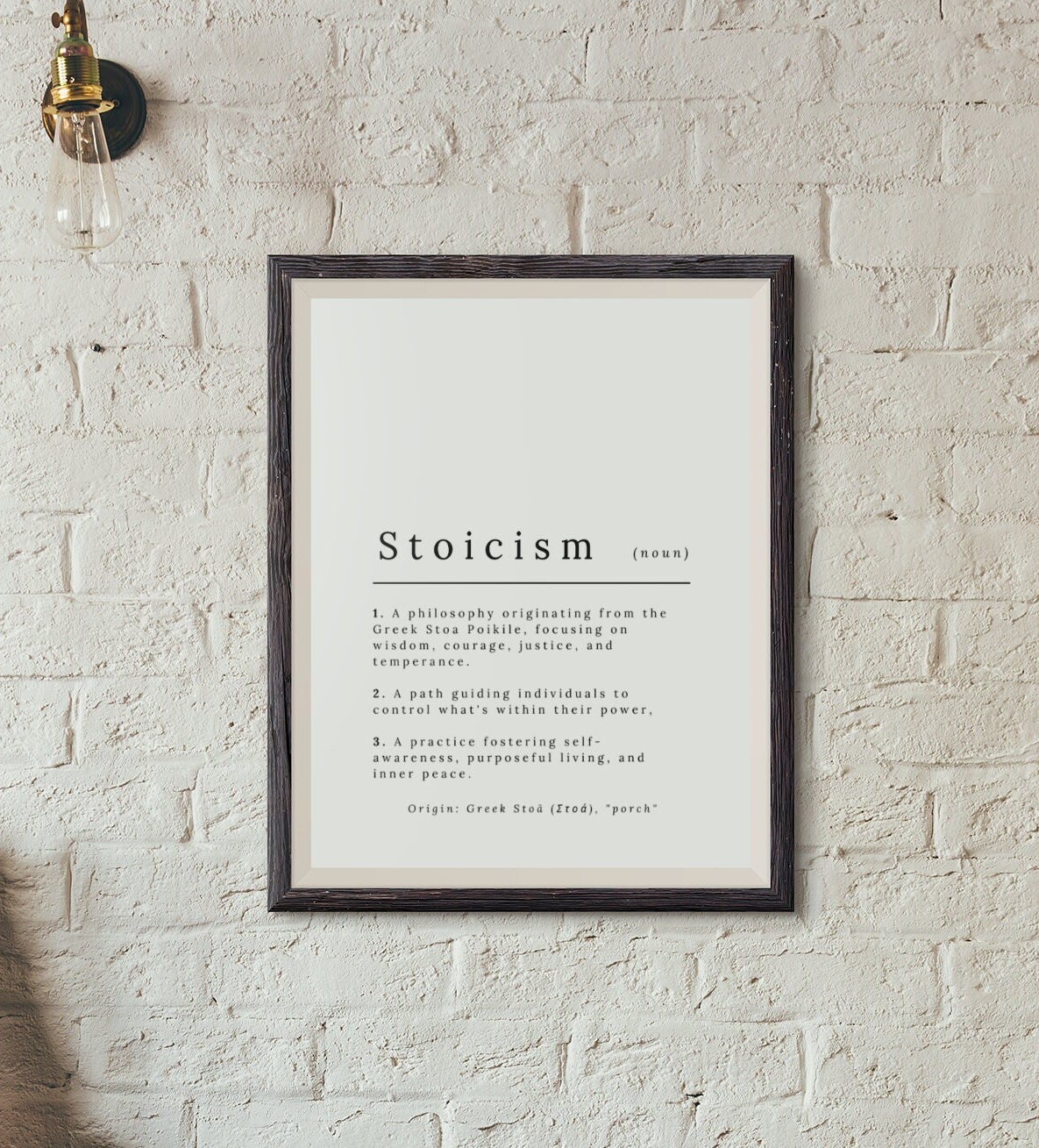 Stoicism Defined: Dictionary Edition - Digital Print - Etsy