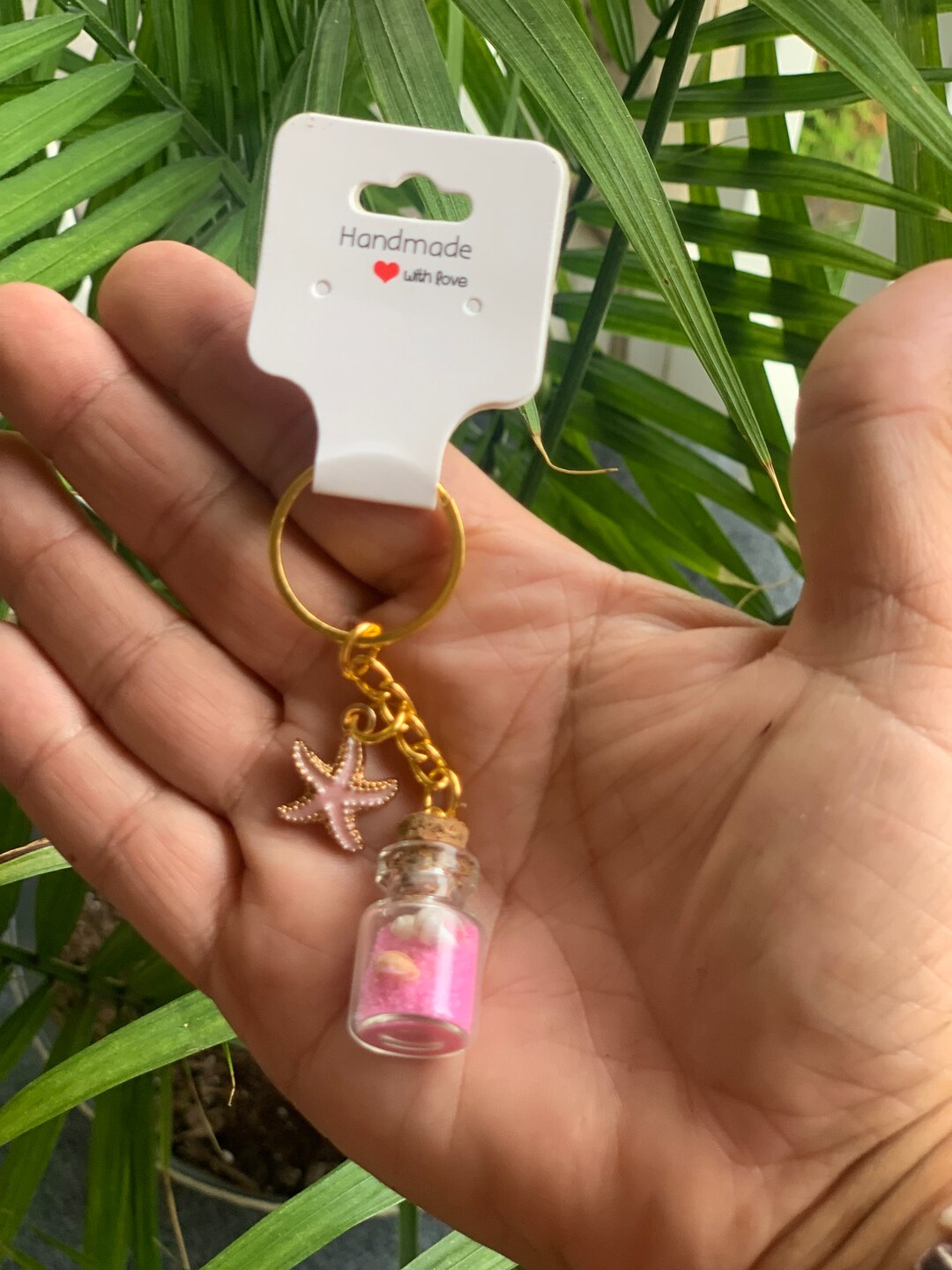 Beach Theme Keychainssea Shell Keychains Keychains With - Etsy