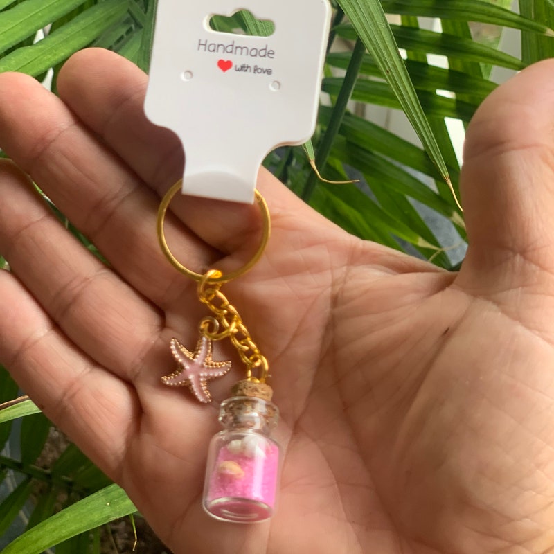 Sea Shell Keychain - Etsy