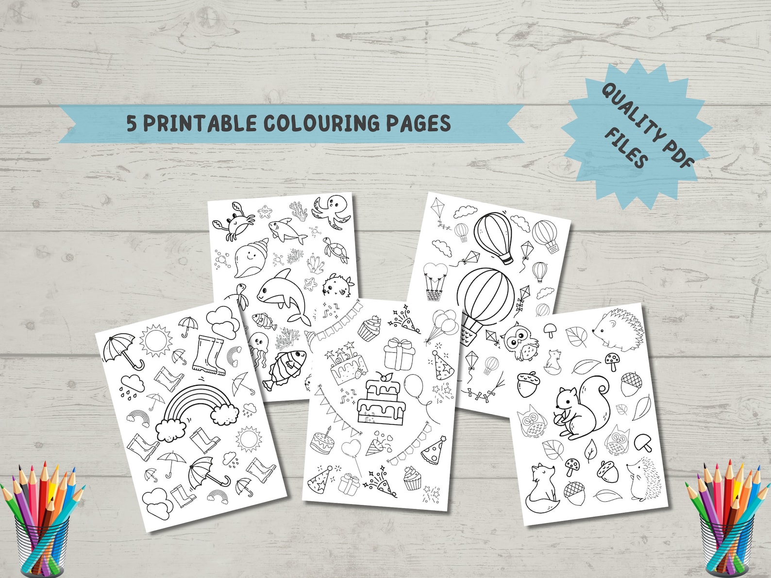 Printable Colouring Pages, Colouring Pages, Instant Download Colouring ...